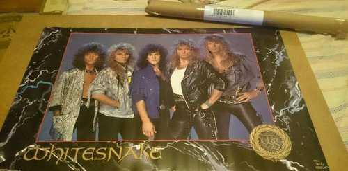 Плакат рулонный Whitesnake 88x56 rock