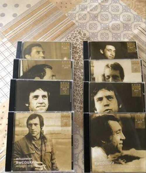 Музыкальные cd диски Высоцкого