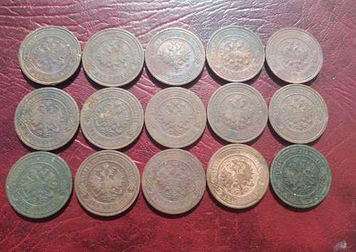 Кабинетная медь Николая 2 погодовка