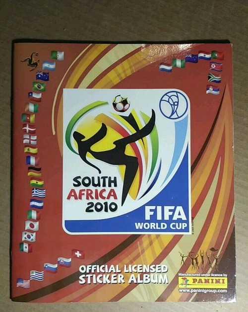 Альбом спортивных наклеек Panini world cup 2010
