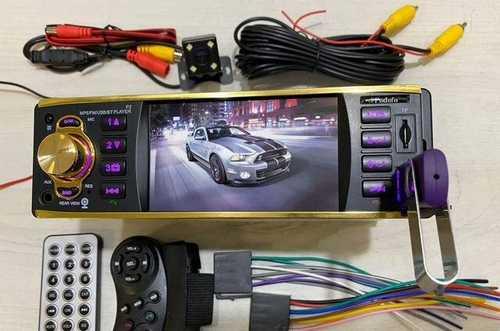 Автомагнитола +камера +пульт на руль, Bluetooth