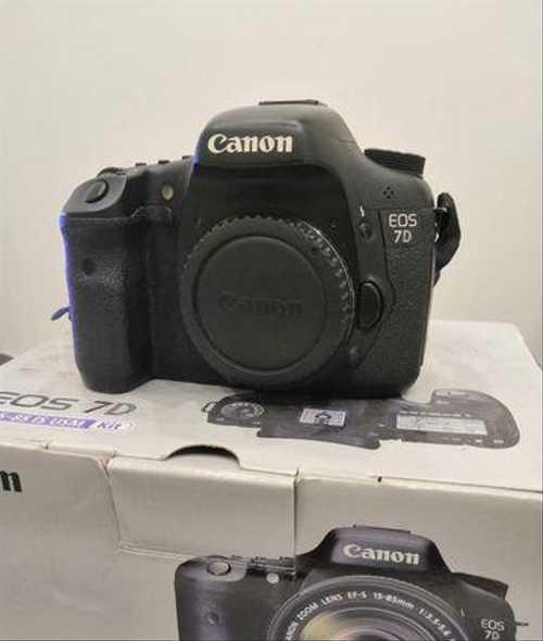 Фотоаппарат Cannon EOS 7D(body) почти без пробега