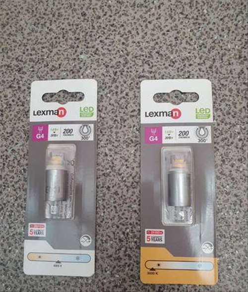 Светодиодные LED лампочки Lexman G4