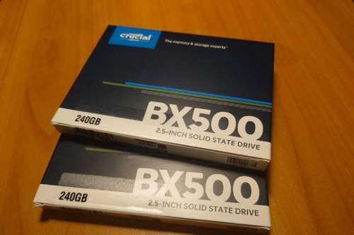 SSD накопитель Crucial BX500 240GB (Новые)