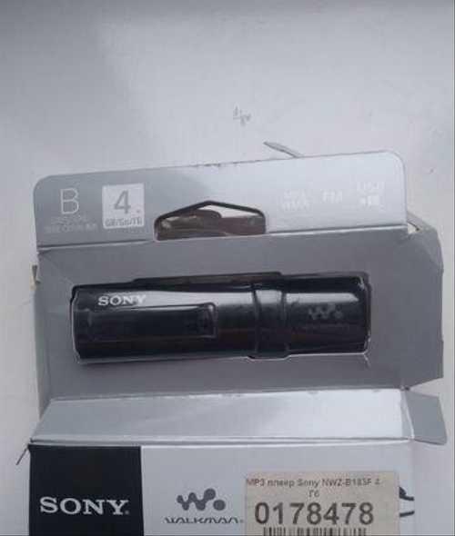 MP3 плеер Sony NWZ-B183F черный