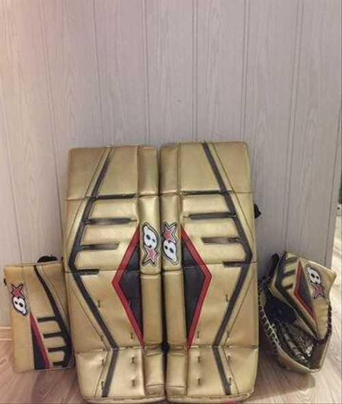 Щитки вратаря, Brians G-netik pro 2. Коньки bauer