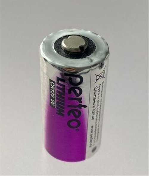 Батарейка perfeo lithium cr123 3v