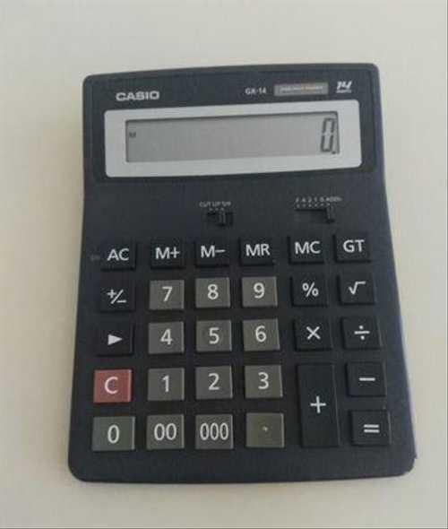 Калькулятор casio GX-14