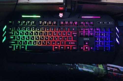 Игровая клавиатура raven с подсветкой