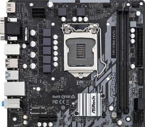 Мат.плата asrock H510M-HVS R2.0, LGA 1200