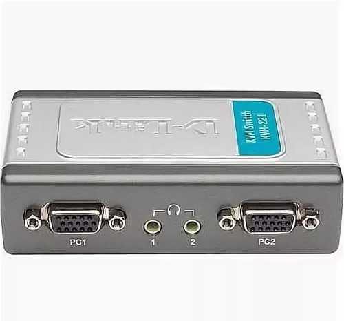 KVM переключатель D-Link KVM-221