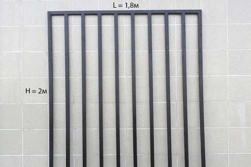Продам сварной секционный забор (высота 2 метра)