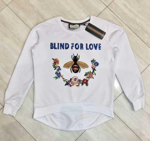 Свитшот Gucci Blind for love Bee размер M