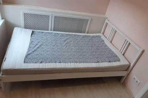 Кровать икеа IKEA фьельсе 120Х200 белая