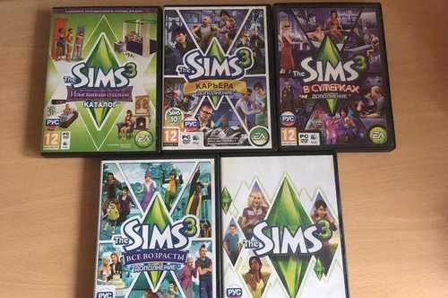 Продам диски The sims 3