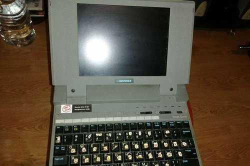 Ретро ноутбук 386 sx 1991 год