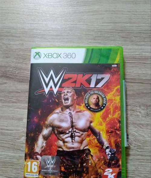 Игра WWE 2k17 для X-box 360 лицензия