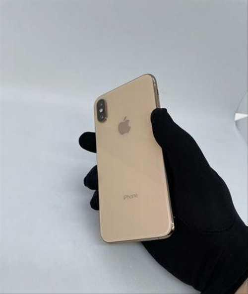 Корпус iPhone XS золотой Оригинал