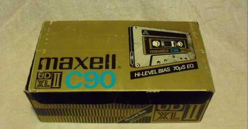 Аудиокассета maxell UD-XL ll C90 новые 70Е годы