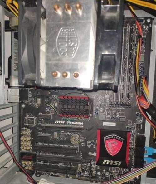 Процессор amd fx8320e с материнкой, озу и охладом