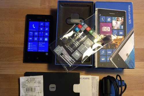 Nokia Lumia 925 black официальная, полный комплект