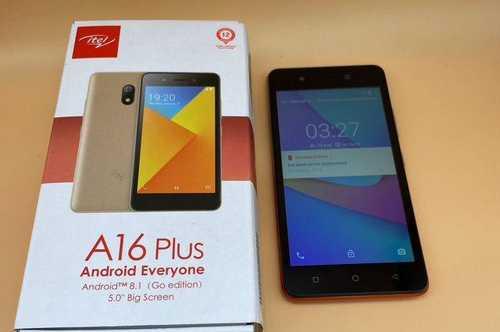 Телефон Itel A16 Plus 1/8gb