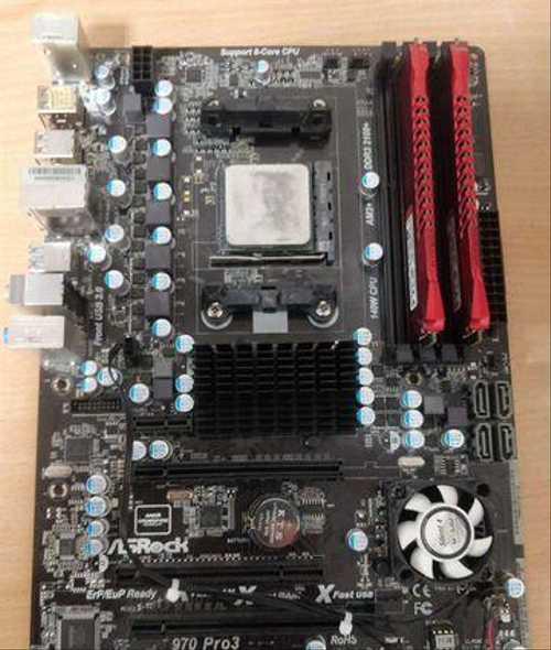 Связка Fx8350, asrock 970 pro3, 16 Gb ddr3