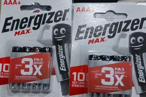 Батарейки энерджайзер energazer AAA