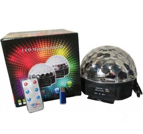 Светодиодный диско шар MP3 LED Magic Ball Light