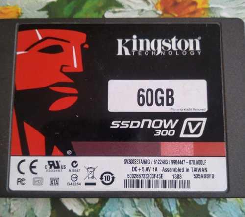Жесткий диск Kingston ssd 60gb 2.5