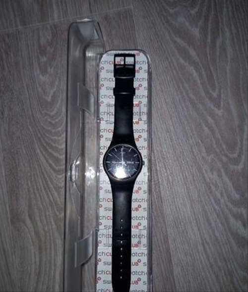 Часы swatch mono black мужские