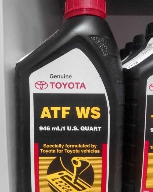 Акпп atf ws. ATF Toyota WS 00289-ATFWS. Трансмиссионное масло Toyota ATF WS 0.946Л. Масло ATF Toyota WS транс. Синт. 00289-ATFWS-6 (0,946л.). Toyota ATF Америка.