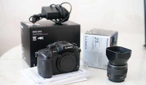 Камера Panasonic GH4 + объектив Leica 25mm f1.4