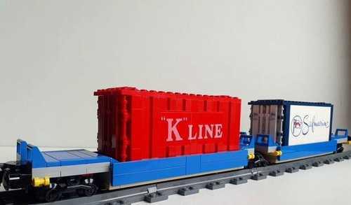 Lego конструктор железная дорога, поезд