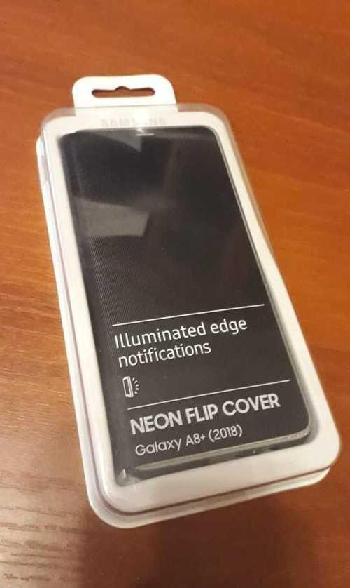 Чехол-книжка Samsung Neon Flip Cover A8+ (2018)