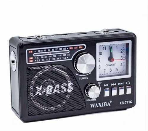 Радиоприемник Waxiba XB-741C Bluetooth, USB, SD