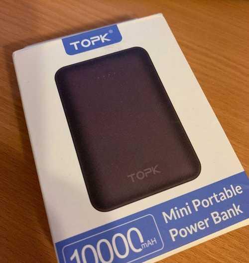 Powerbank topk 10000 новый
