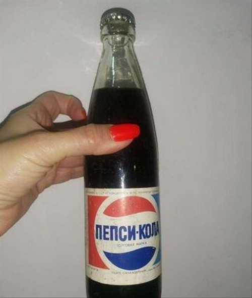 Бутылка Пепси СССР полная