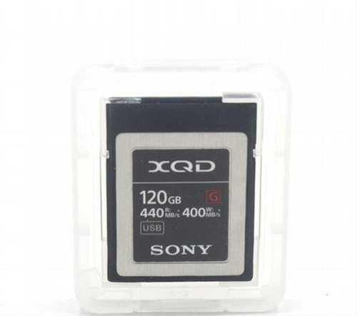 Sony XQD 120Gb QDG120F, чтение 440, запись 400 Мб