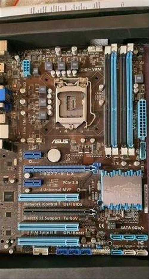 Мат. плата Asus P8Z77-V LX, Z77 Express, LGA1155