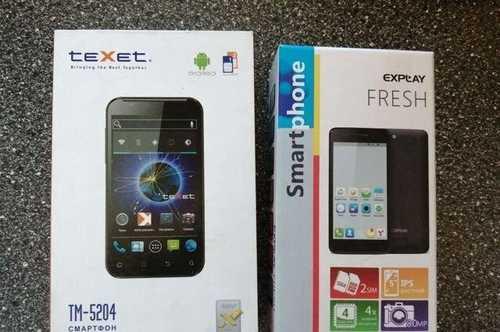 Смартфон Explay Fresh и мини-планшет Texet
