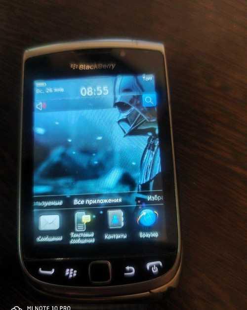 BlackBerry 9810 слайдер