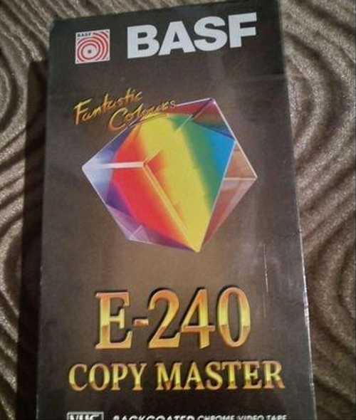 Запечатанная видеокассета VHS basf Copy Master E-2