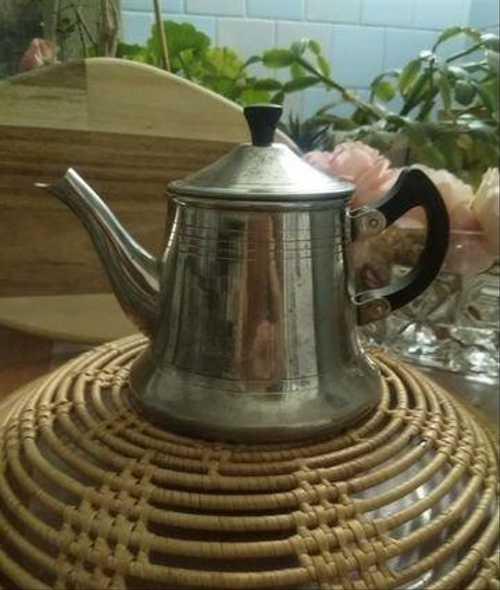 Заварочный чайник из мельхиора