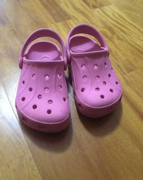 Кроксы crocs 8/9 для девочки