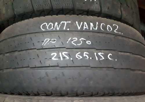 Шины 215/65/r15c continental vanco 2