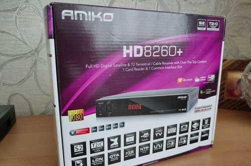 Combo Ресивер dvb s2/t2/c "amiko HD 8260+"