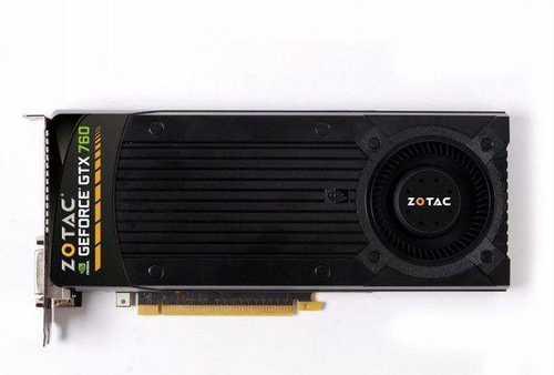 Видеокарта Zotac GeForce GTX 760. 2Gb