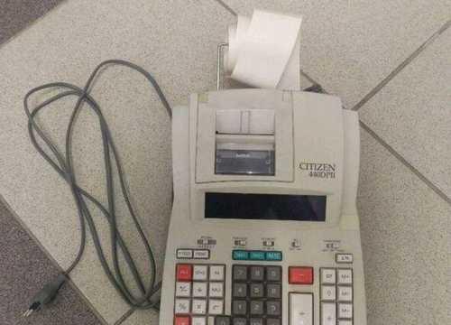 Печатающий калькулятор Citizen
