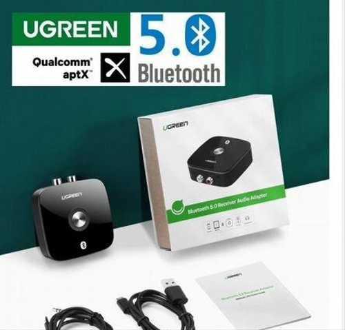 Ugreen AptX Bluetooth 5.0 ресивер приёмник RCA 3.5